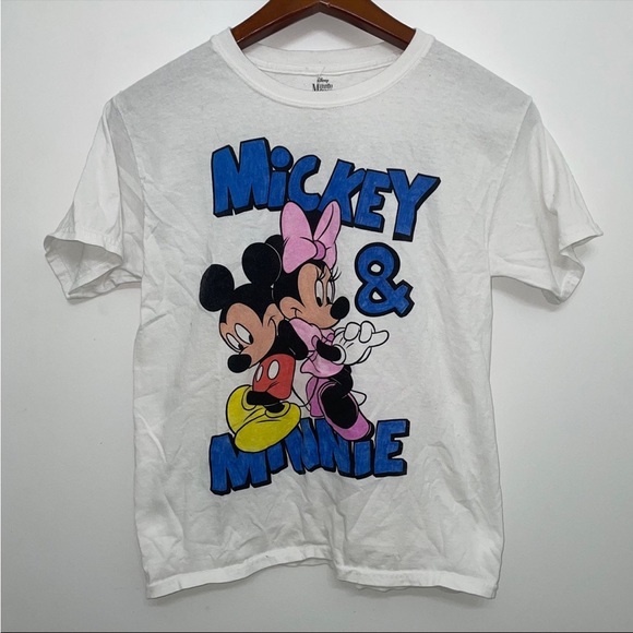 Disney | Tops | Vintage Style Mickey Minnie Tshirt | Poshmark